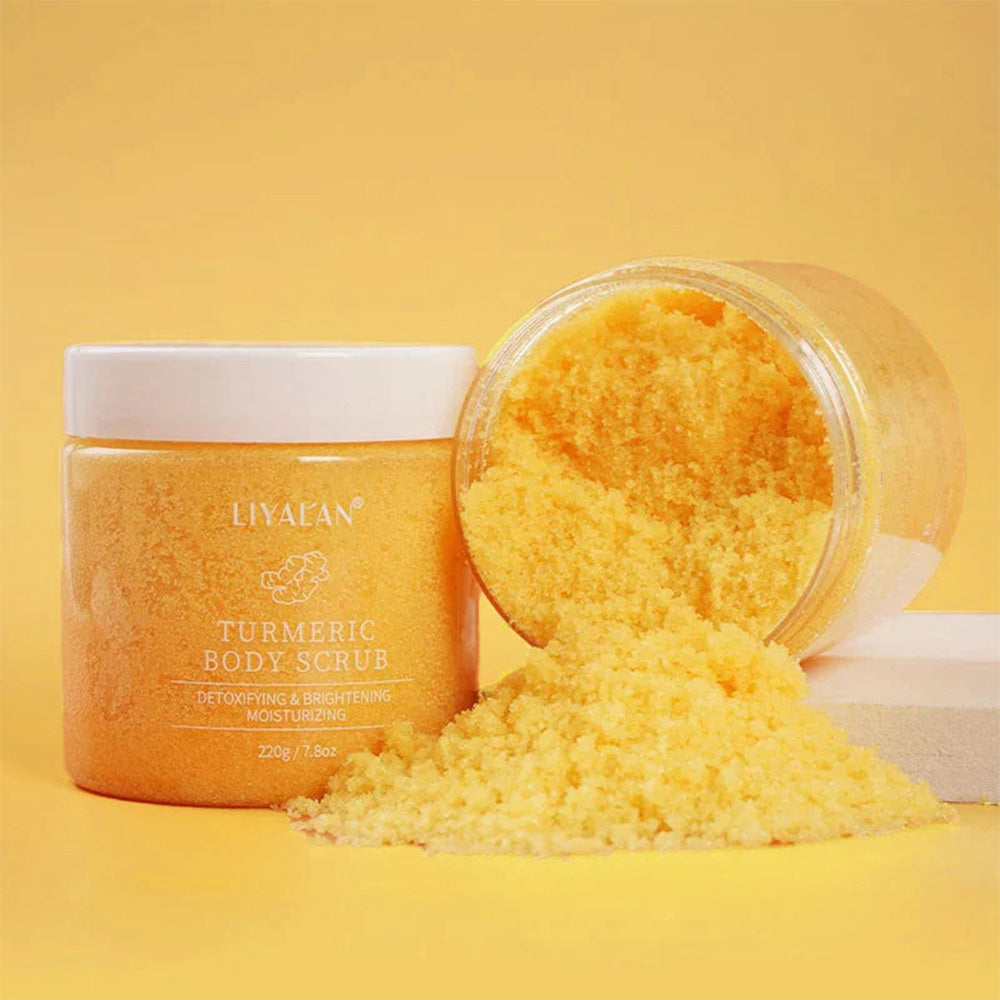 turmeric glow body scrub – Scentric Glow